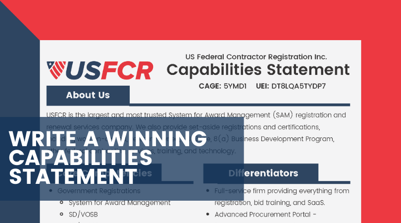Writing a Winning Capabilities Statement in 2023 Writing a Winning Capabilities Statement in 2023